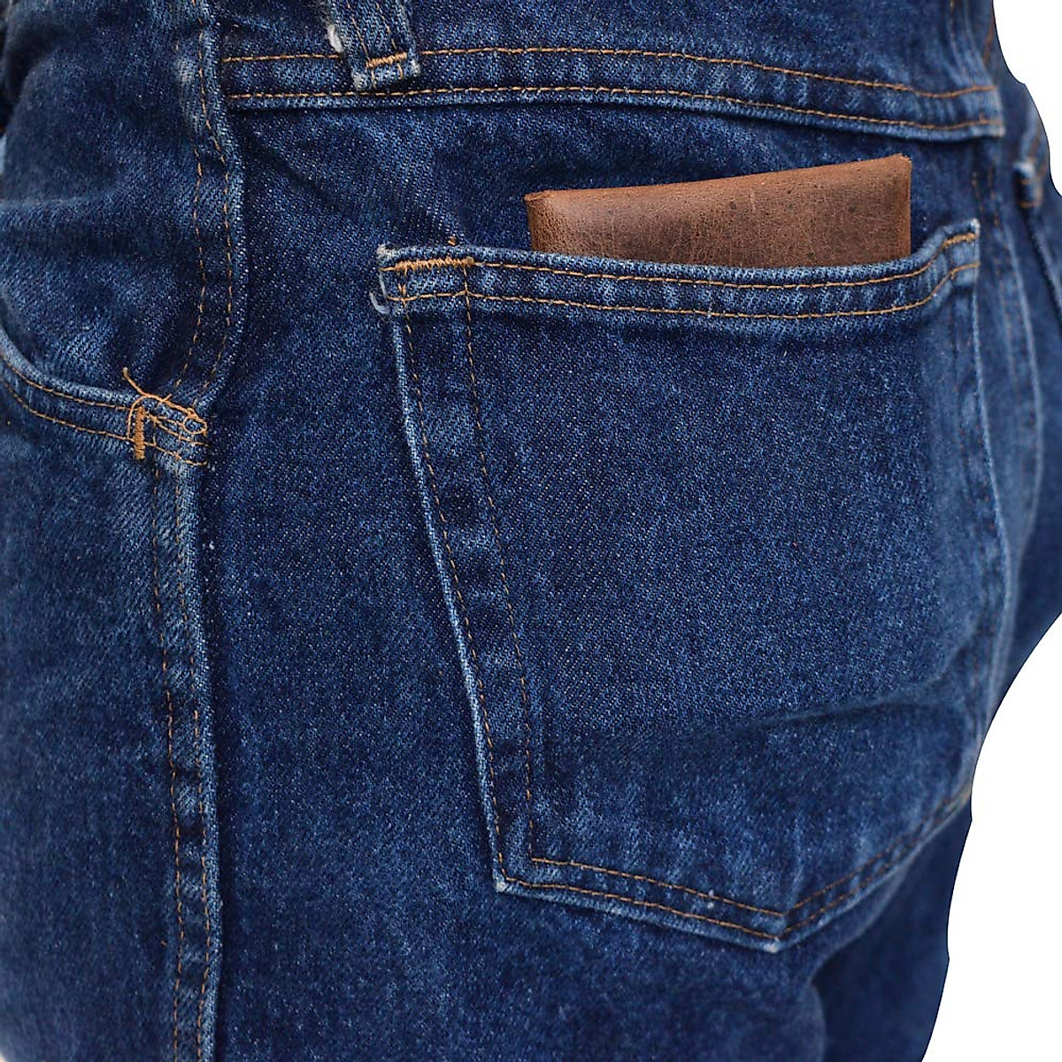 Hide & Drink, Leather Riveted Card Holder, Holds Up to 8 Cards Plus Folded Bills/Rustic/Wallet/Accessories/Money Organizer/Case, Handmade :: Bourbon Brown