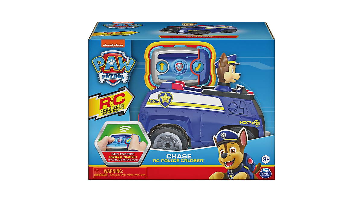 Paw Patrol Chase RC Police Cruiser - Easy 2-Way Steering