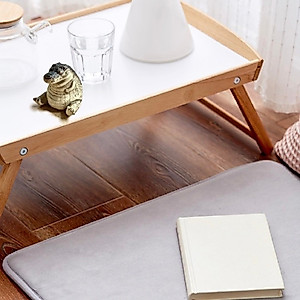 Handmade Crocodile Figurine Tea Pet, Tea Set Accessories Alligator Statue Tea Ceremony Desk Pet, Animal Ornament Gifts for Tea Lover Friends Chritmas Party Favors