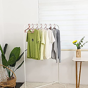 Plastic Clothes Hangers,60 Pack No Shoulder Bumps Suit Hangers Ultra Slim Space Saving Sturdy Durable Non-Slip Hangers for Sweaters,Coat,Jackets,Pants,Shirts,Dresses,Pink