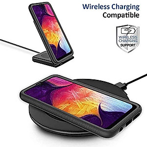 E-Began Case Compatible for LG K51, LG Reflect (L555DL) with [Built-in Screen Protector], Full-Body Shockproof Protective Rugged Matte Bumper Cover, Impact Resist Durable Case -Marble Design Fantasy