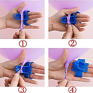 AUGURO balloon column kit set of 2 metal adjustable balloon stand 8ft balloon tower stand kit with base Decorations for Baby Shower Graduation Birthday Wedding Party