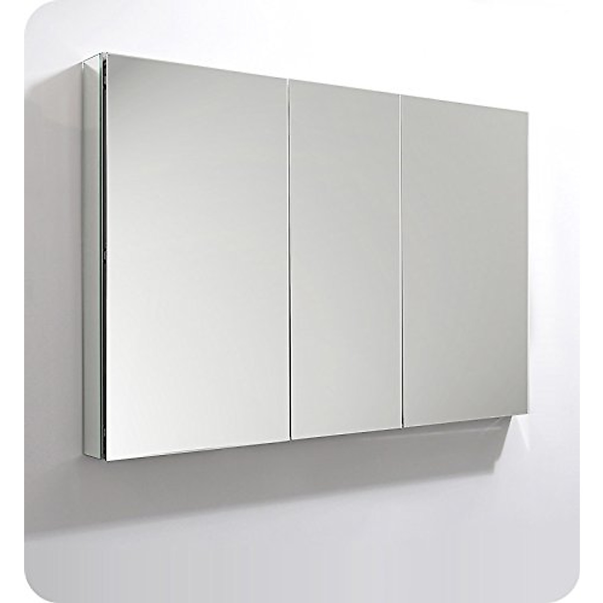 Fresca 50" Wide x 36" Tall Bathroom Medicine Cabinet w/Mirrors