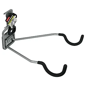 Rubbermaid FastTrack Horizontal Bike Rack, Garage Organization Wall Hanger, Bike Hanger, Wall Mount and Heavy Duty Bike Rack