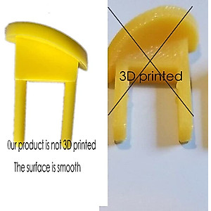 Yellow Safety Switch Key Compatible with Craftsman Radial Arm Jointer Band Drill Sears Table Saw, Sander, Band Saw, Drill Press Parts- Oval (5pcs-pack)