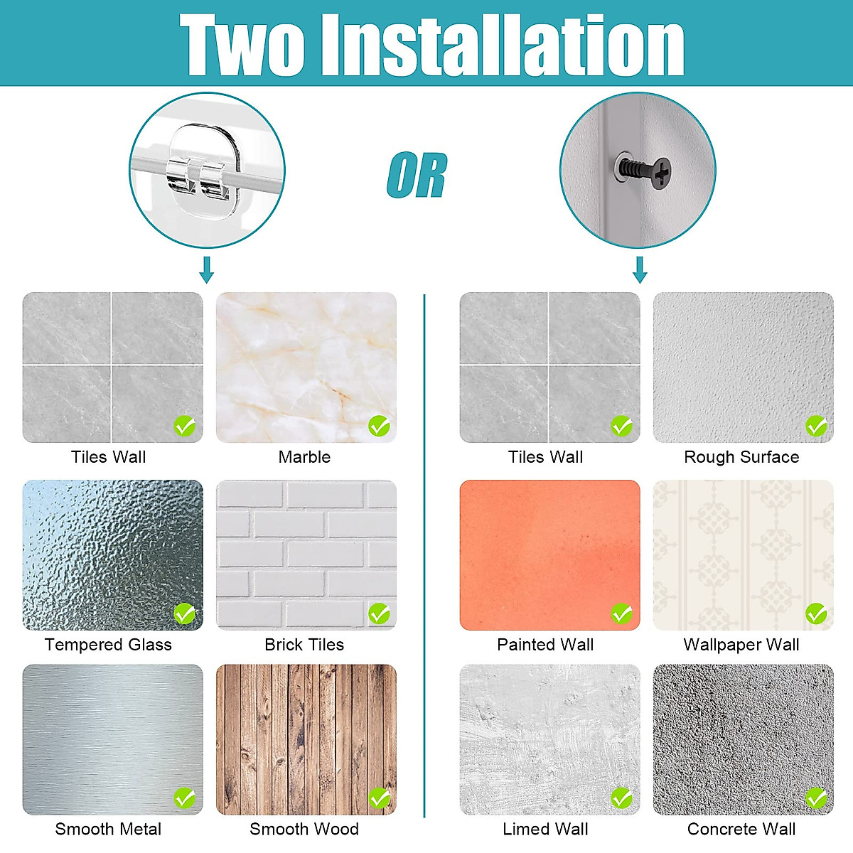 Kayfia Shower Caddy Basket Shelf with Soap Holder, 3 Pack Adhesive Organizer, No Drilling Rustproof Alloy Steel Mounted Racks with Towel Bar for Kitchen Bathroom Shampoo Storage (Silver Grey)