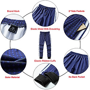 W JIANWANG Track Suits for Men Set Jogging Tracksuit Mens Sweatsuits 2 Piece Fashion Designer Plaid Jogger Sweat Suits Sports Clothes Jackets and Pants Two-piece Outfits Blue JW-2401-S