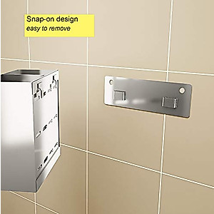 Wall Mount Utensil Drying Racks, Cooking Utensil Holder Flatware Hanging Organizer for Spoons, Knives, Forks, Chopsticks, Cookware Cutlery Holder with 2 Slots Drain Holes- Stainless Steel Rust Proof