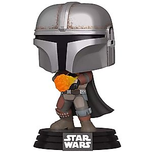 Funko Pop Star Wars The Mandalorian with Flame Exclusive