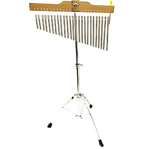 Luvay 25-Bar Chimes Percussion Instruments with Mounting Stand and Stick