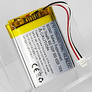 HXJNLDC 3.7V 803040 1100mAh Battery Replacement for Turtle Beach Ear Force Stealth 400 420X 500P 600 700X Gen 2 Wireless Surround Sound Gaming Headset