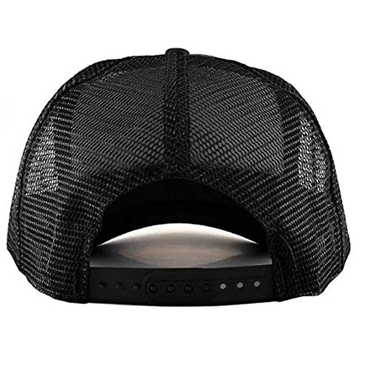 ALLNTRENDS Adjustable Trucker Hat Capsule Corp Embroidered Mesh Baseball Cap Adult Graphic Anime Hats (White)