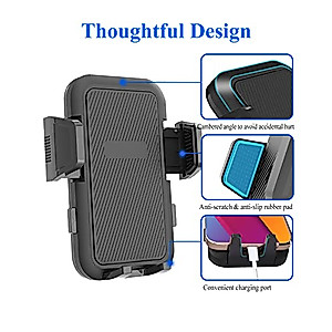 Cup Holder Phone Mount for Car, Car Phone Holder Mount with Expandable Base, Adjustable Height Car Phone Holder for iPhone Samsung and 4-6.7in Cell Phones, Cup Phone Holder for Car/SUV/Truck