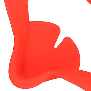 Yoidesu Silicone VR Face Cover Pad, VR Glasses Silicone Eye Mask Breathable Anti Sweat VR Protective Cover for Oculus Quest 2 Gaming Headset(red)