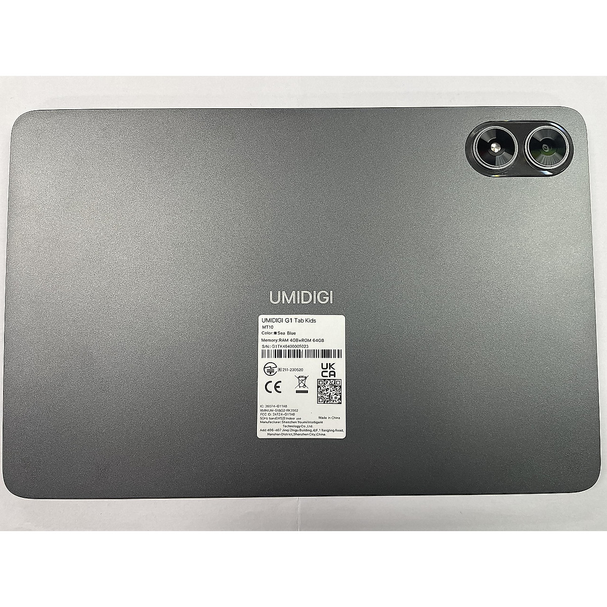 UMIDIGI Kids Tablet, G1 Tab Android 13 Tablet PC, 10.1" Tablet for Kids, 8G+64G up to 1TB, WiFi 6, 8MP+8MP Dual Camera, Quad-Core, 6000mAh, BT5.0, TÜV Eye Bluelight Tablet Android, Parental Control