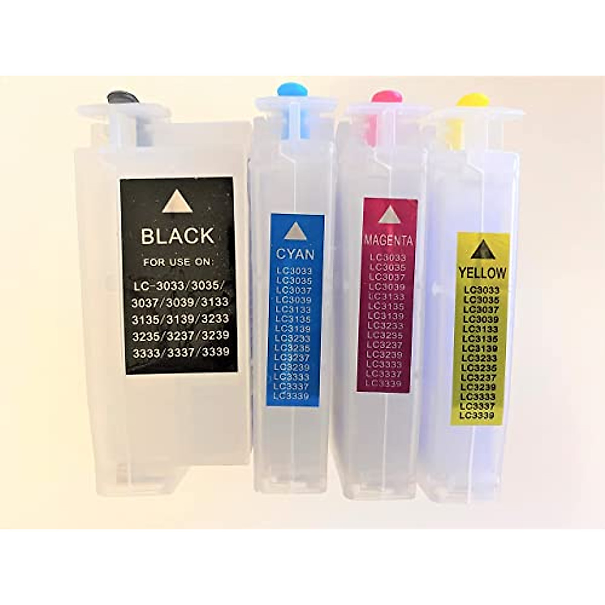 Inkpro Empty Refillable Cartridges Compatible Replacement for Brother LC3035 3035 LC3033 3033 MFC-J995DW MFC-J995DWXL MFC-J815DW MFC-J805DW MFC-J805DW Printer