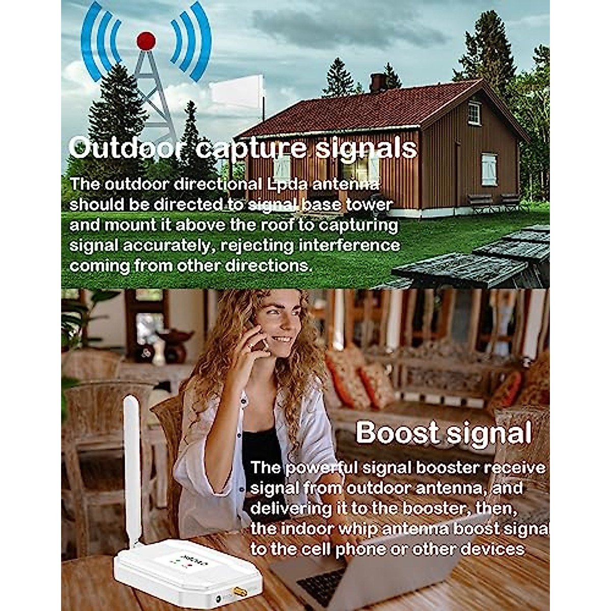 2023 Latest AT&T Signal Booster AT&T Cell Phone Signal Booster T Mobile Cell Booster for 5G 4G LTE on Band 12/17 AT&T Cell Booster AT&T Cell Booster ATT Extender Signal Booster Boost Call/Data White