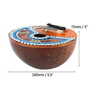 7 Key Thumb Piano Professional Portable Musical African Mbira Instrument for Music Lover