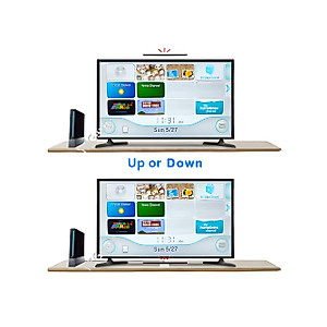 USB Wired Wii Sensor Bar, Replacement Infrared Ray Motion Sensor Bar for Nintendo Wii/ Wii U/ PC -Black & Silver