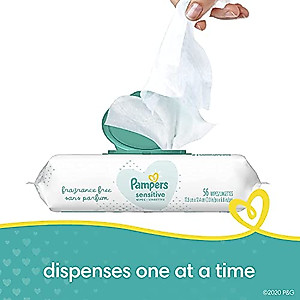 Pampers - Sensitive - Baby Wipes - 56 Wipes
