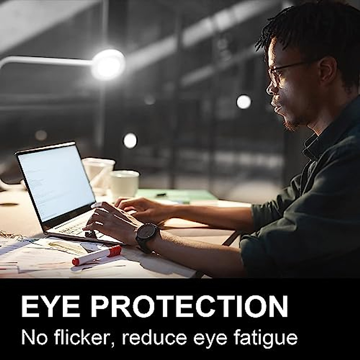 150-200W Equivalent LED Light Bulb, A21 23W Bright LED Bulb 2500 Lumens, Daylight White 5000K E26 Base Light Bulbs for Home, Office, Store, Garage, Warehouse, Garden, Commercial Lighting, 8 Pack