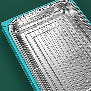 Charcoal Grill, Portable Charcoal Grill, Single Use Compact Detachable Stainless Steel Portable Barbecue Smoker Grill, Compact and Lightweigh and Portable, for Outdoor Camping Barbecue Picnic(BLU