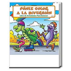 ZOCO - Fun to Color (Spanish Version) - Coloring Books (25 Bulk Pack, Without Crayons) - Games, Puzzles, Activities for Kids