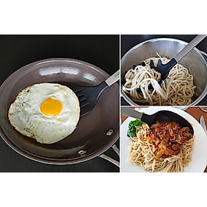 Daily Kitchen Utensil Set Silicone and Stainless Steel - Heat Resistant Cooking Utensils for Non Stick Cookware - Silicone Utensils Cooking Utensil Set - Kitchen Tools and Gadgets - 6-Piece Tool Set