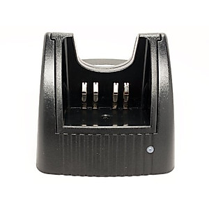 2X Pack - HNN9008 Battery + Charger for Motorola HT1250.LS, Waris HT1250, HT1250.LS+, GP320, MTX950, PR860, HT1200, WPNN4045AR Two-Way Radio (1300mAh, 7.5V, NI-MH)