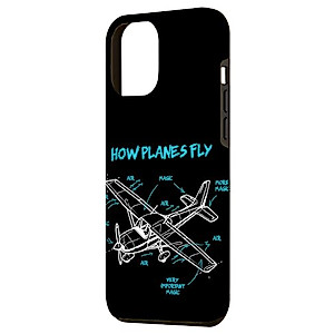 iPhone 12 Pro Max How Planes Fly Funny Aviation Gift RC Plane Pilot Case