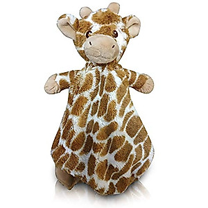 LIBLER Giraffe Baby Security Blanket, Loveys for Babies 15 inches, Plush Baby Blanket, Animal Baby Blanket, Animal Blankets for Babies, Security Blankets for Babies, Baby Blankets Unisex
