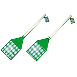 Bulk Buys Jumbo Texas Fly Swatter, Assorted Colors (Pack of 2)