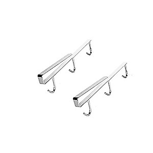 Coffee Mug Holder - 304 Stainless Steel ，Cup Rack Under Shelf, Fit for The Cabinet 0.8" or Less(Primary Color, 2 Pieces)