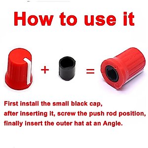 WXYINSPAS 5pcs Universal EQ Rotary Knob Replacement Equalizer Potentiometer Fader Knobs Push Rod Cap for DJ Controller Mixer Console Pioneer DJM、DDJ、XDJ, Denon Numark AKAI RANE VESTAX (Grey Hats)