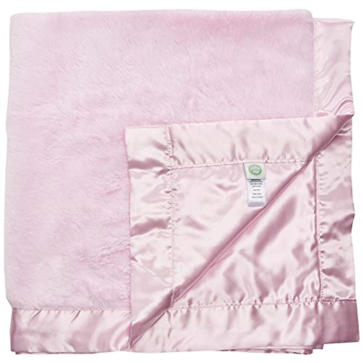 Little Me Baby-Girls Newborn Plush Stroller Blanket, Light Pink, One Size