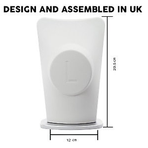 Delta stand.Headphone Stand.Quality Materials.White.