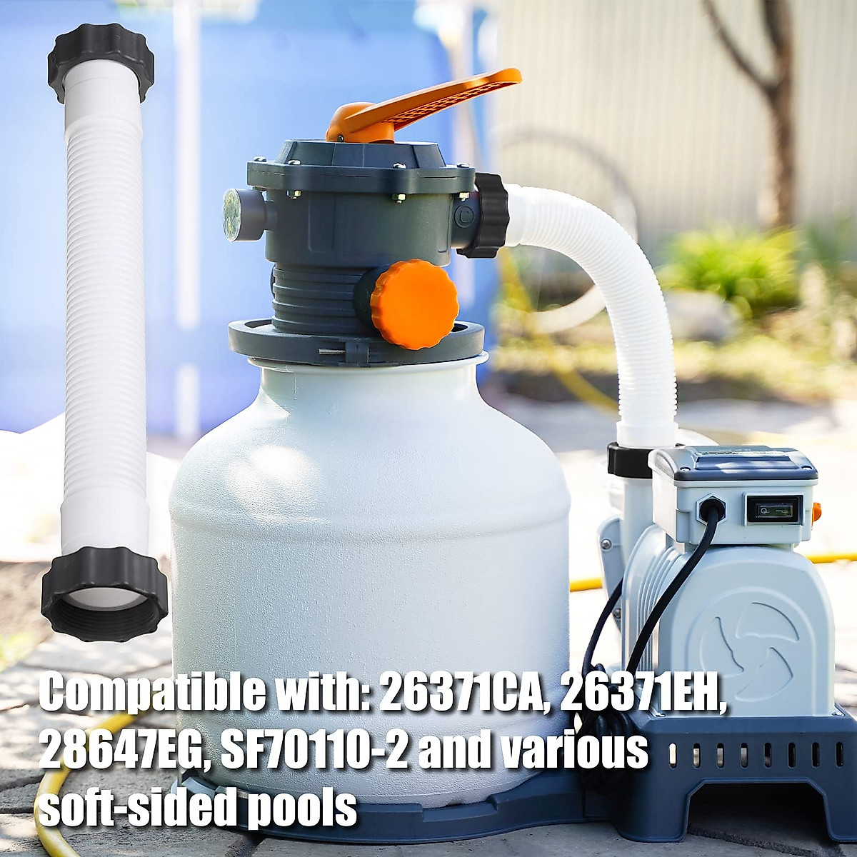eBoot 16 Inch Pool Pump Interconnecting Hose for Above Ground Pools ...