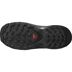 Salomon Junior XA PRO V8 CLIMASALOMON™ WATERPROOF Outdoor Shoes for Kids, Black / Black / Ebony, 2