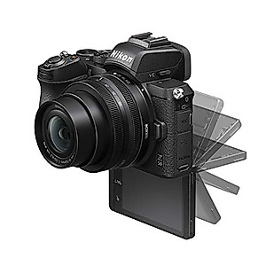 Nikon Z50 Body Mirrorless Camera (209-point Hybrid AF, High Speed Image Processing, 4K UHD Movies, High Resolution LCD Monitor) VOA050AE (Renewed)