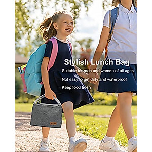 JBGOYON Bento Boxes for Adults, 1000ML Bento Lunch Box For Kids Children - Wheat Straw, Leakproof Stackable 3-In-1 Compartment Bento Box Set, Built-in Cutlery, Insulated Lunch Bag