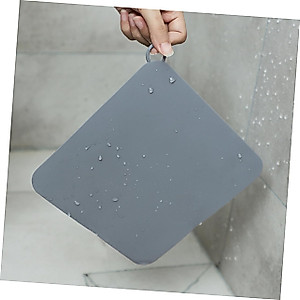 Angoily 6 Pcs Toilet Insect Mat Bath Drain Stopper Silicone Lid Strong Suction Cork Drain Plug Bathtub Drain Hair Kitchen Smell Stopper Floor Drain Gutter Cover Flat