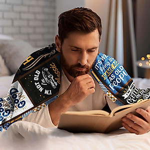 Dad Birthday Gift Blanket 60" X 50", Birthday Gifts for Dad from Daughter, Dad Gifts for Birthday, Father Birthday Gifts Ideas, Daddy Birthday Gifts from Son, Happy Birthday Dad Gifts from Kids