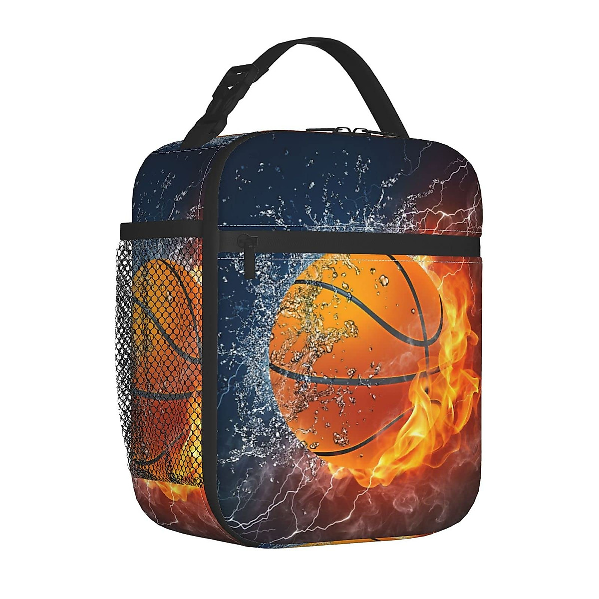 Chayber Basketball Lunch box Kids Boys Girls Insulated Lunch Bag For Women Men Thermal Lunch Bags Bento Box Adult Lunch Box For Work,Picnic