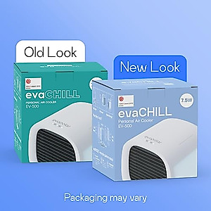 Evapolar evaCHILL Portable Air Conditioners / Mini AC Unit / Small Personal Evaporative Air Cooler and Humidifier Fan for Bedroom, Office, Car, Camping / EV-500 / Urban Gray