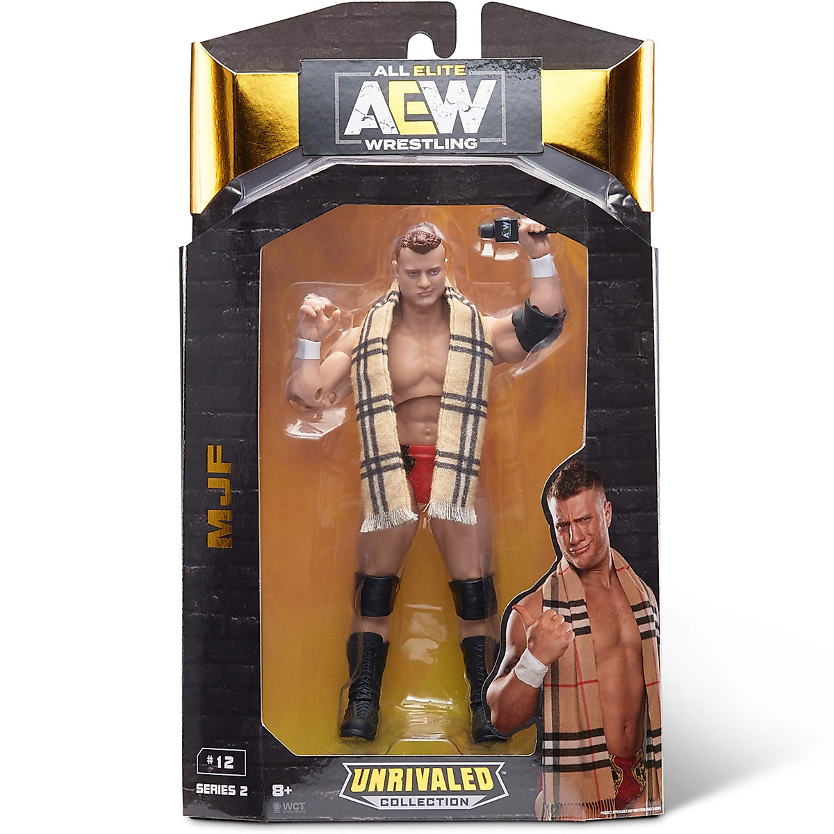 All Elite Wrestling Unrivaled Collection MJF - 6.5-Inch AEW Action Figures - Series 2