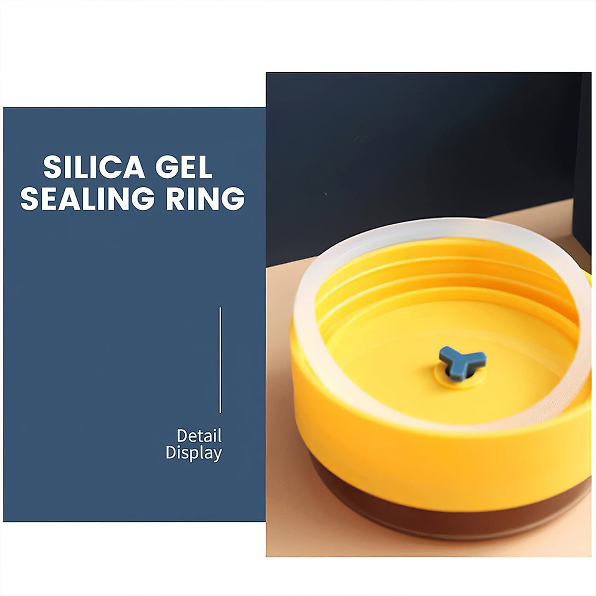 PURPLELU Leak-Proof Soup Thermos, 500Ml Portable Porridge Pot with Lid, Mini Handle Milk Cup, Suitable for Home Office