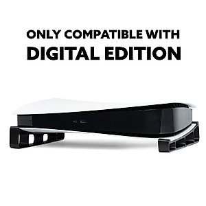 Glistco Skates - Horizontal Stand compatible with PS5 - Digital Edition (White)