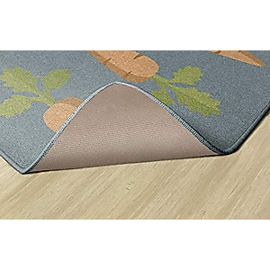 Brumlow MILLS Spring Carrots Easter Print Indoor or Outdoor Area Rug for Living Room, Bedroom Carpet, Dining, Kitchen or Entryway Rug, 30" x 46"