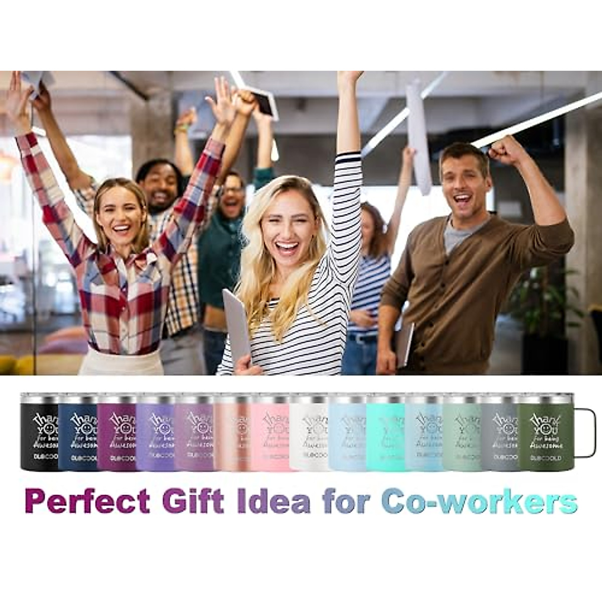 Thank You Gifts for Women, Coworkers Employee Appreciation Gifts, Xmas Holiday Gifts for Staff, You Are Awesome Thanksgiving Gift for Men Friends Funny Retirement Nurses Day Gifts Coffee Mug, Black