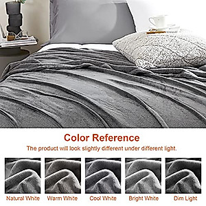 EHEYCIGA Blanket for Men & Women Grey Standard Size 35 Inches